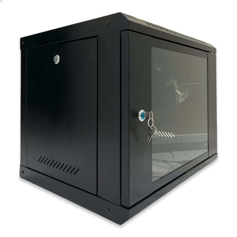 8RU Data Cabinet - 19" Wall Mount Server Rack 450mm Deep | WC8U