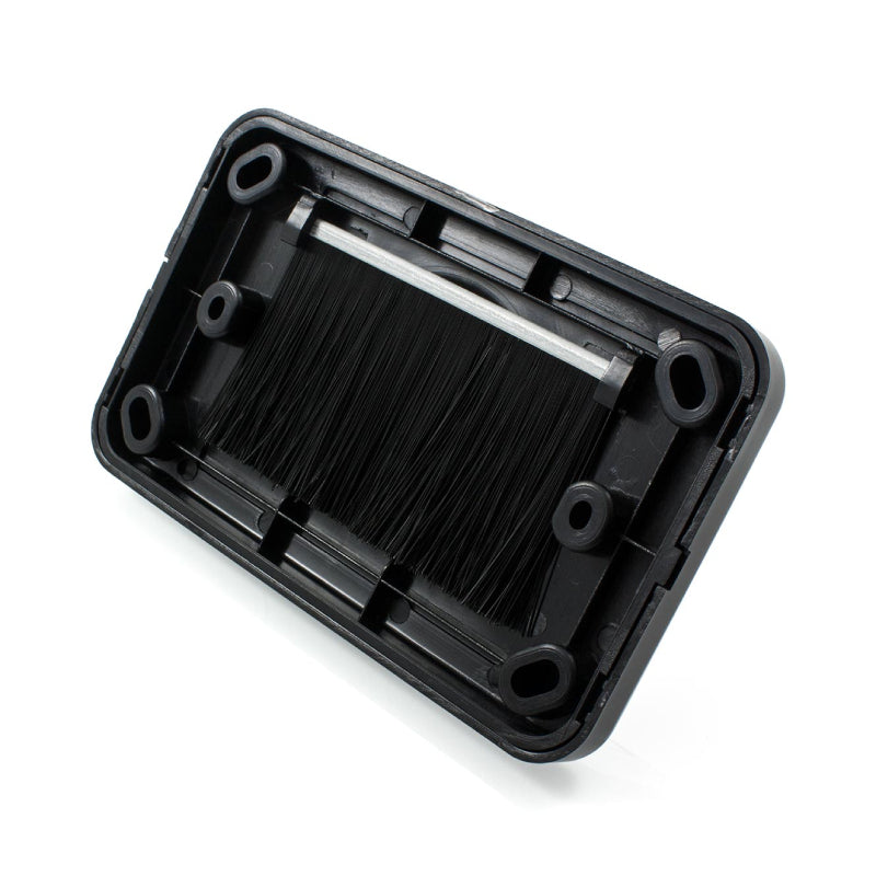 Bullnose Brush Wall Plate - Black | Ripper Online