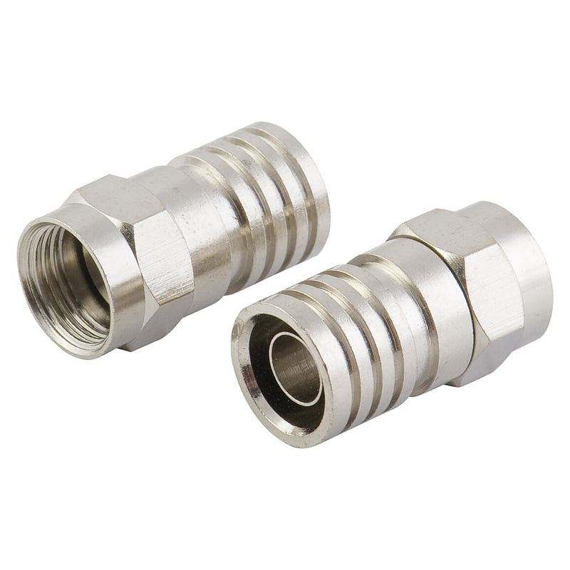 RG6 F Type Crimp Connectors