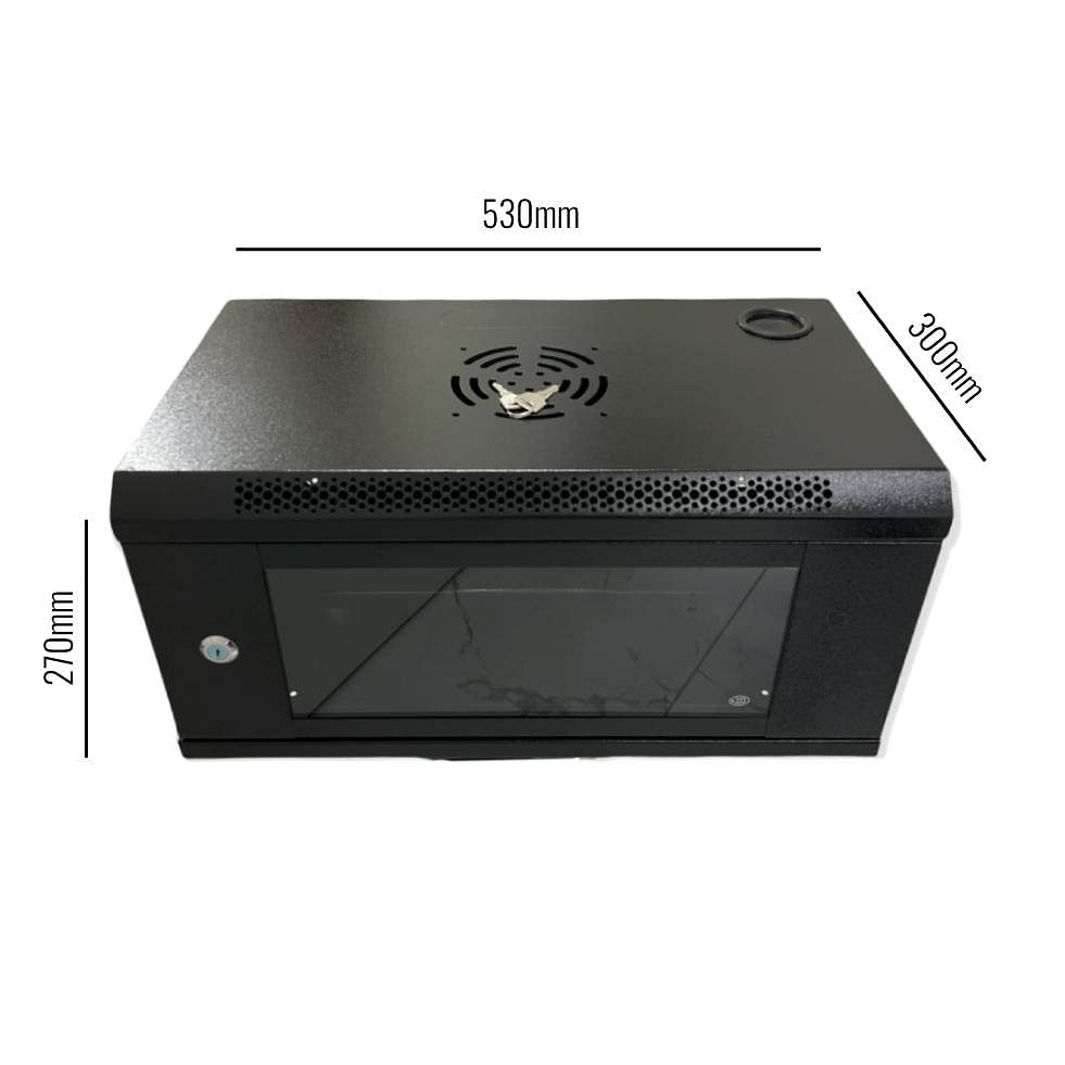 4RU Cabinet 300mm Deep - Wall Mount Server Rack | WC4US